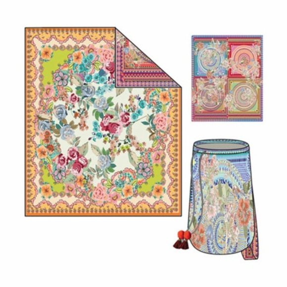 Johnny Was | Bedding | Johnny Was Laurel Canyon Cozy Reversible Blanket ...